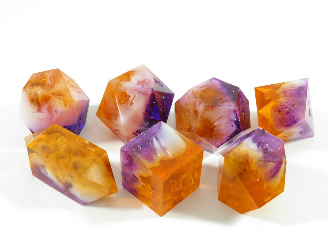 One of Kind, Forever Susan, SHARP Polyhedral Dice Set - Etsy