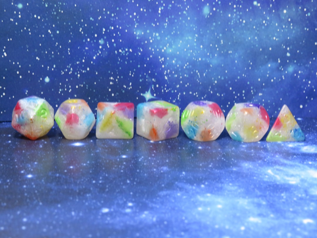One of Kind, Send in the Clowns,polyhedral Dice Set - Etsy