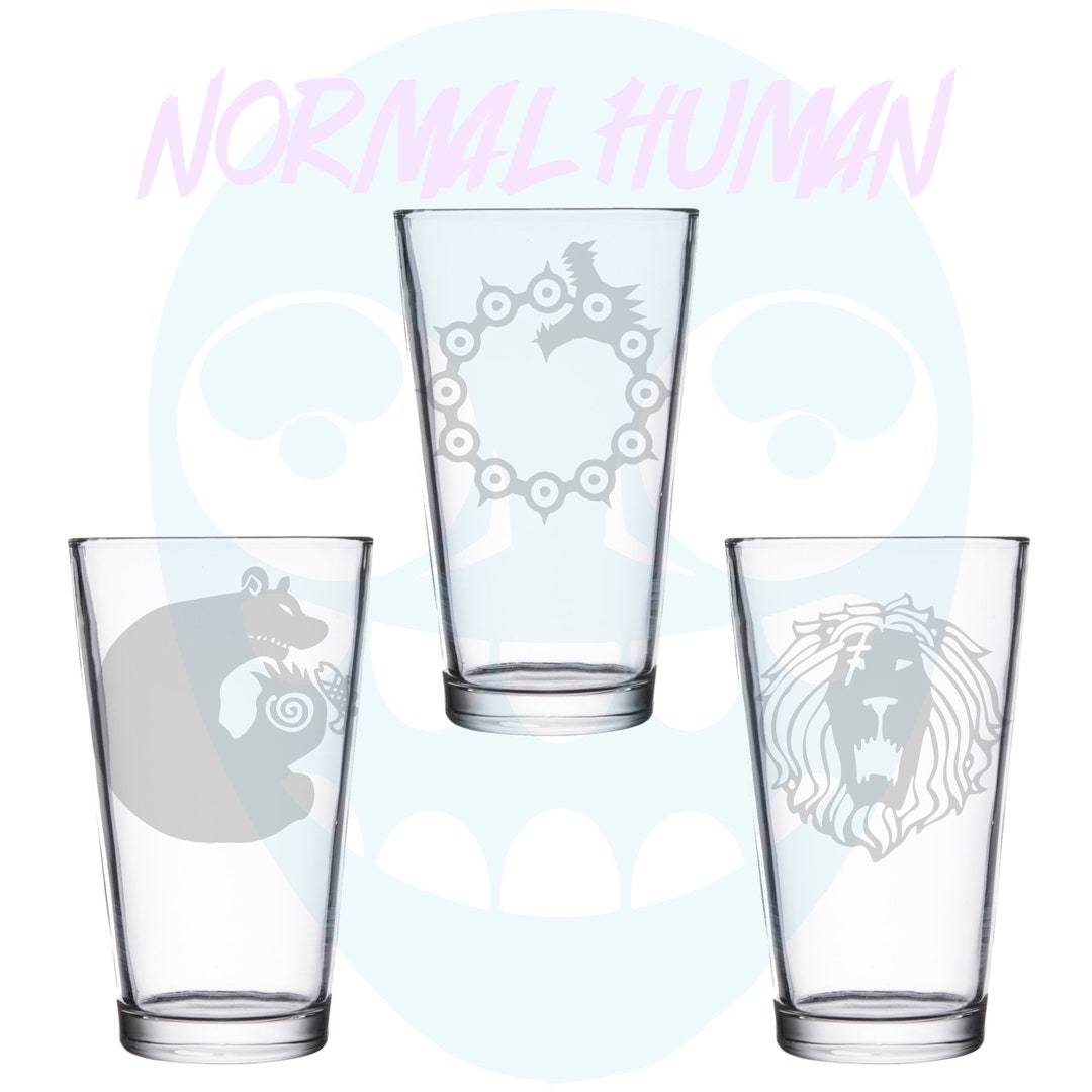 Seven Deadly Sins Pint Glass (pick One) Nanatsu No Taizai - Etsy