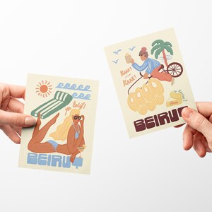 Beirut Collection Postcards - Pack of 12 Postcards With Envelopes ...