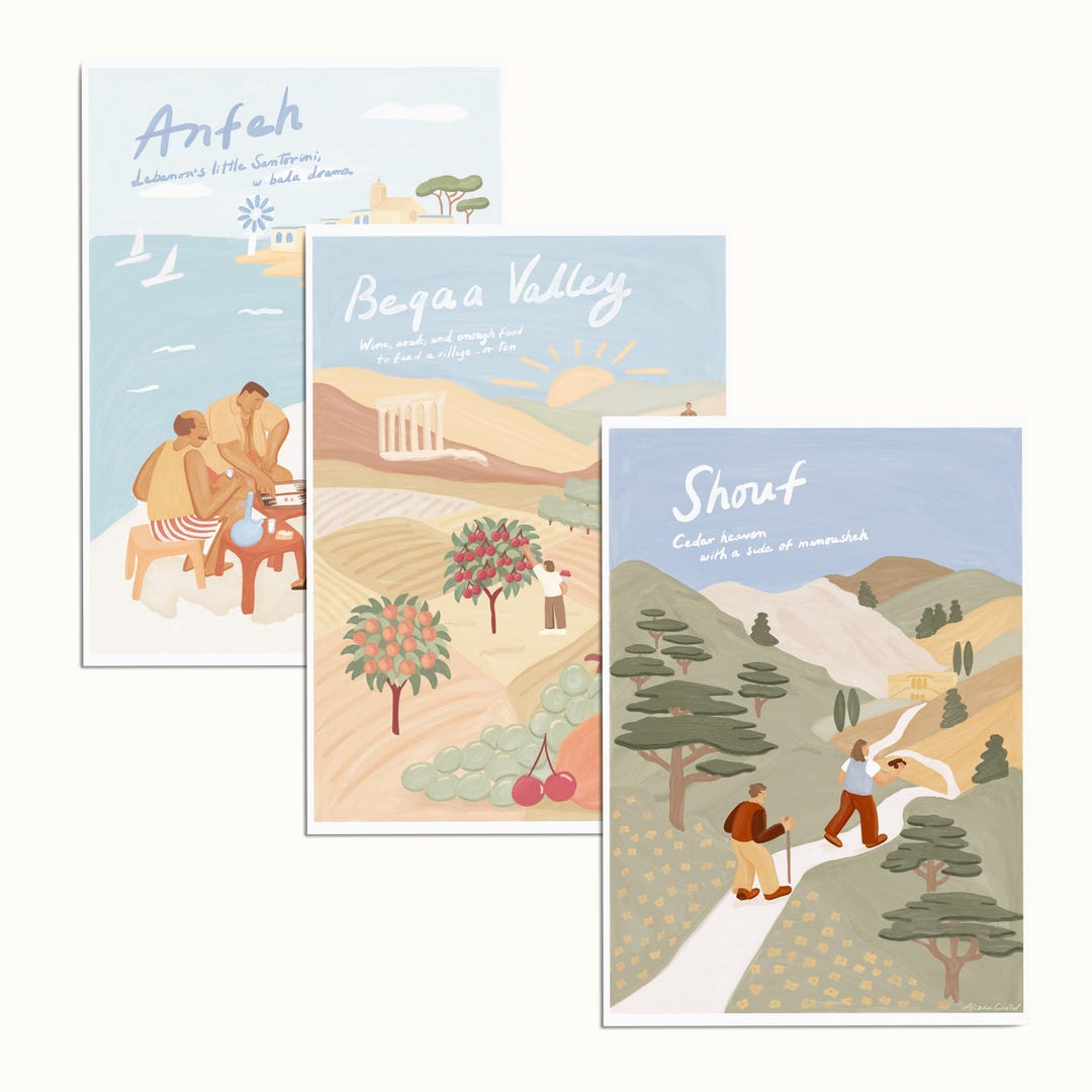 Postcards From Lebanon - Pack of 12 Postcards With Envelopes - Beirut ...