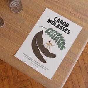 Carob Molasses - Lebanese Art, Lebanon Poster - Etsy