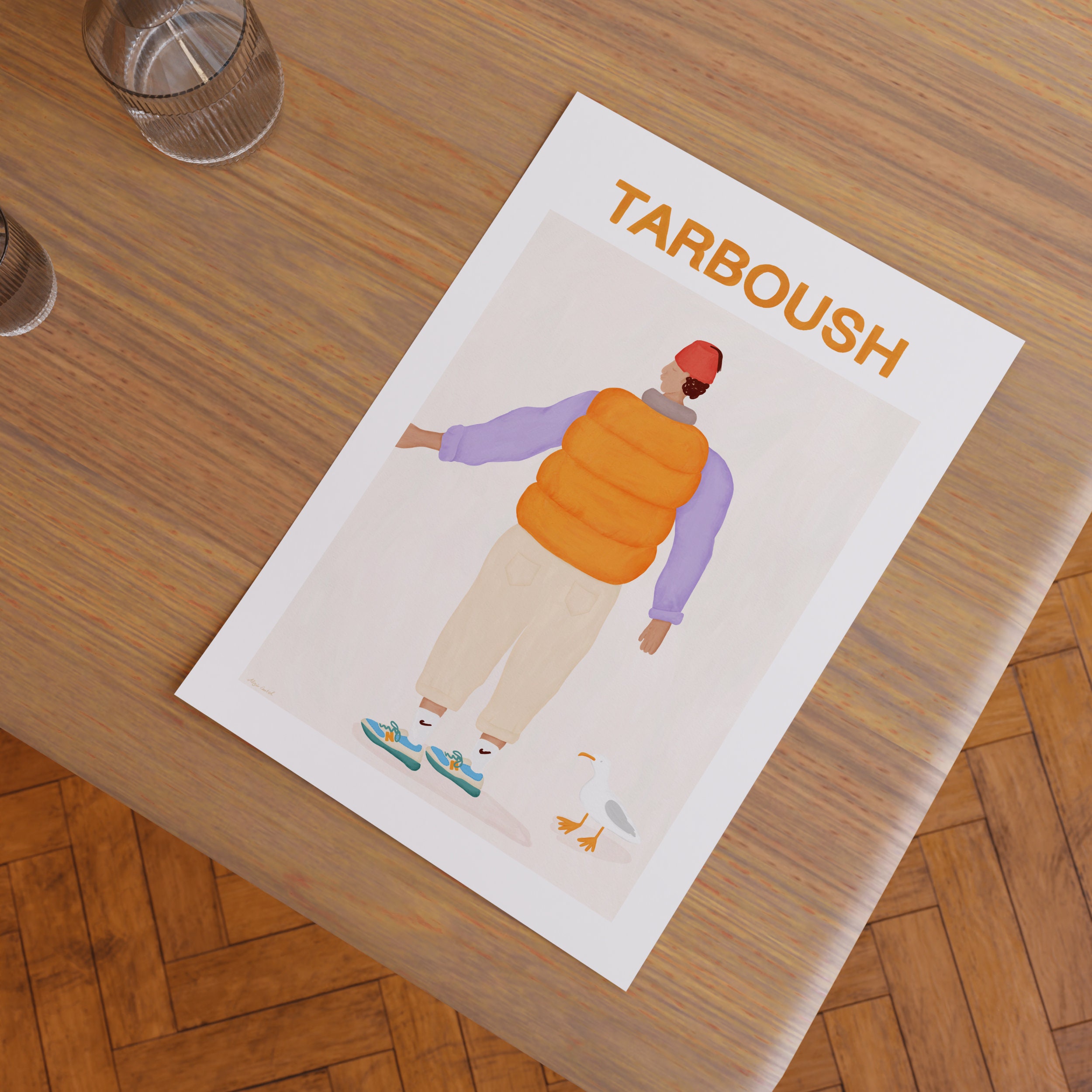Tarboush Art Print - Museum Poster, Lebanon Art, Beirut Poster - Etsy