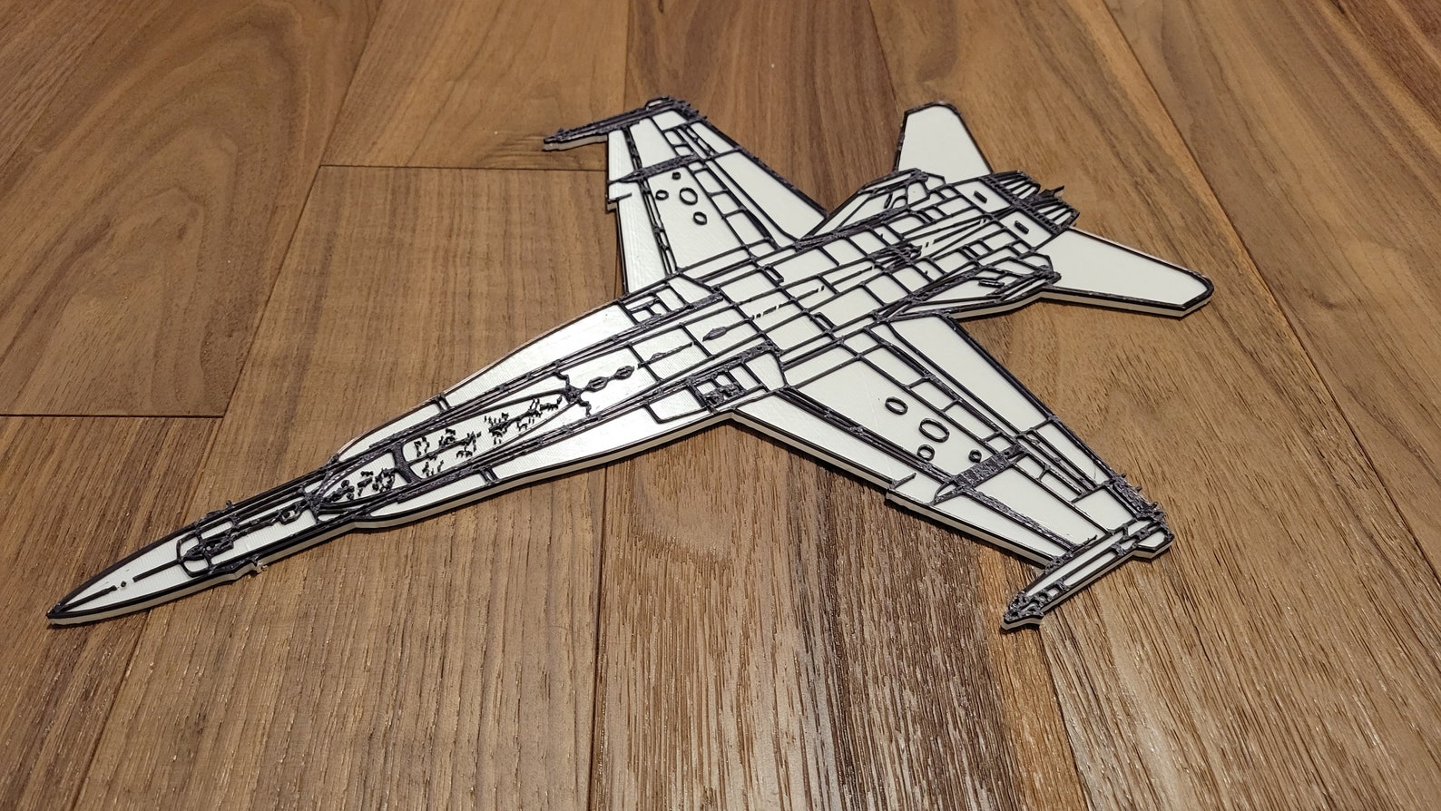 F18 Hornet 3d Printed Wall Art 16" - Etsy