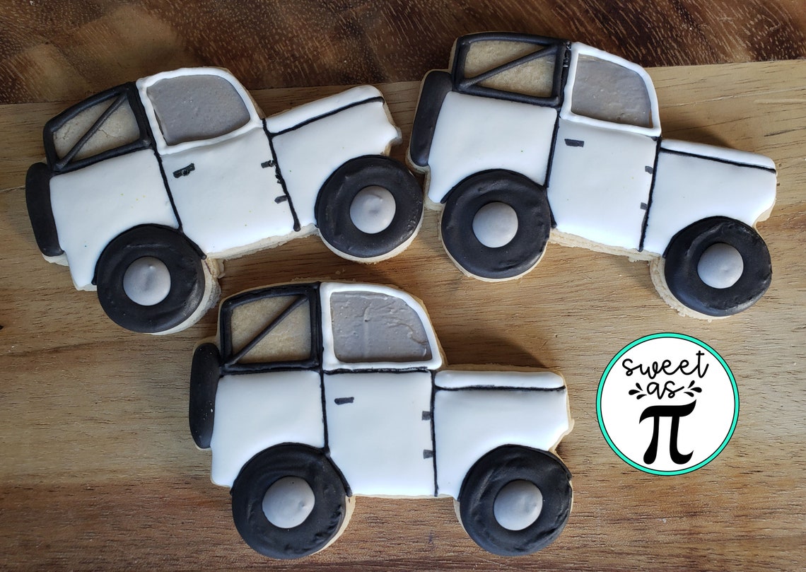 Driving Themed Birthday Sugar Cookies Decorated Sugar - Etsy