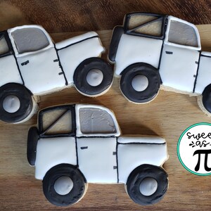 Driving Themed Birthday Sugar Cookies - Decorated Sugar Cookies - Etsy