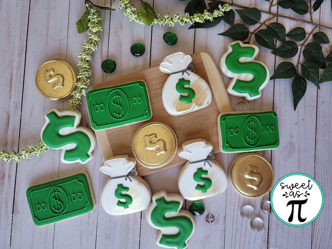 Money Theme - Money Cookie - Decorated Cookies - Etsy