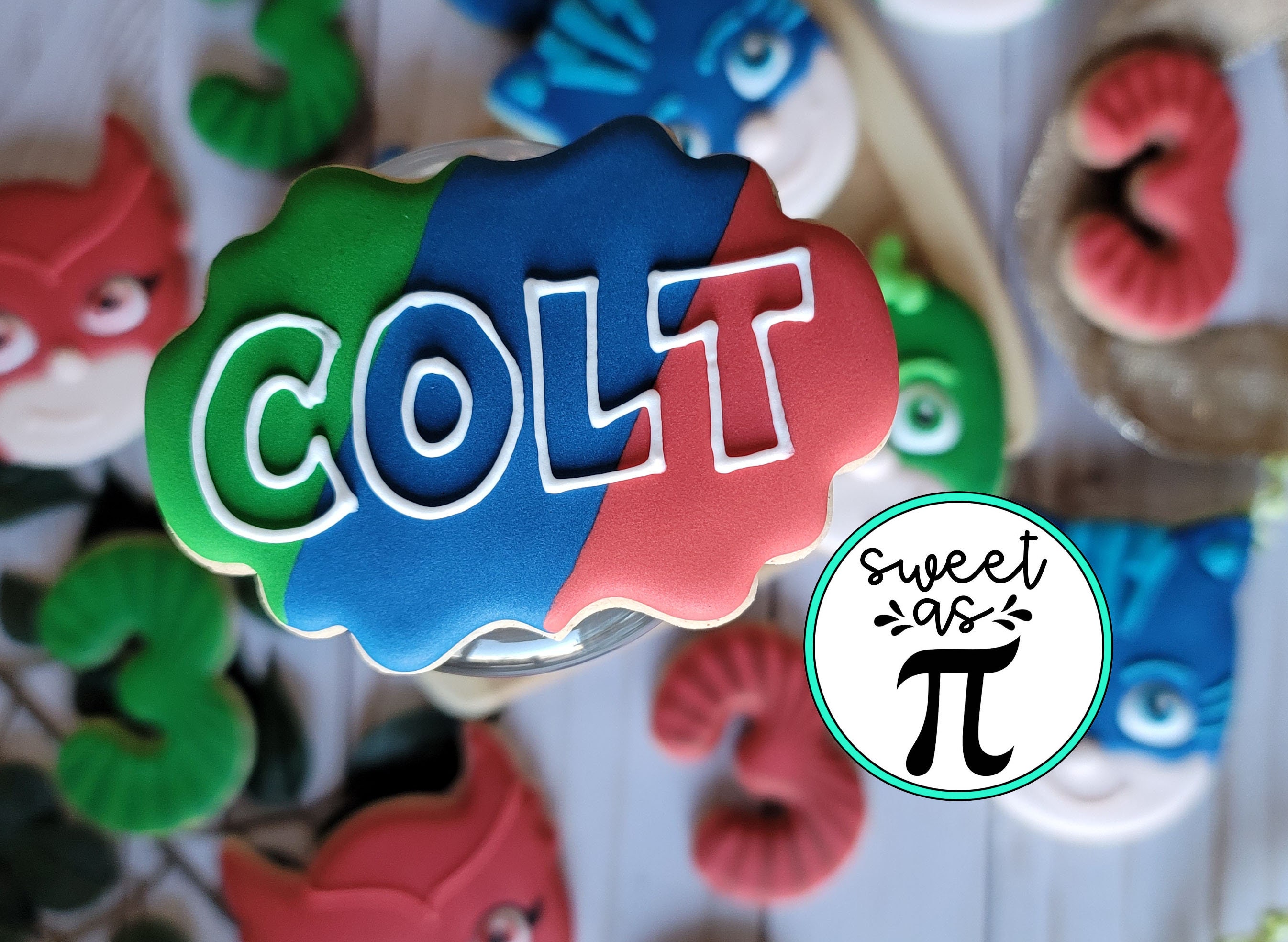 PJ Masks Themed Decorated Sugar Cookies - Etsy