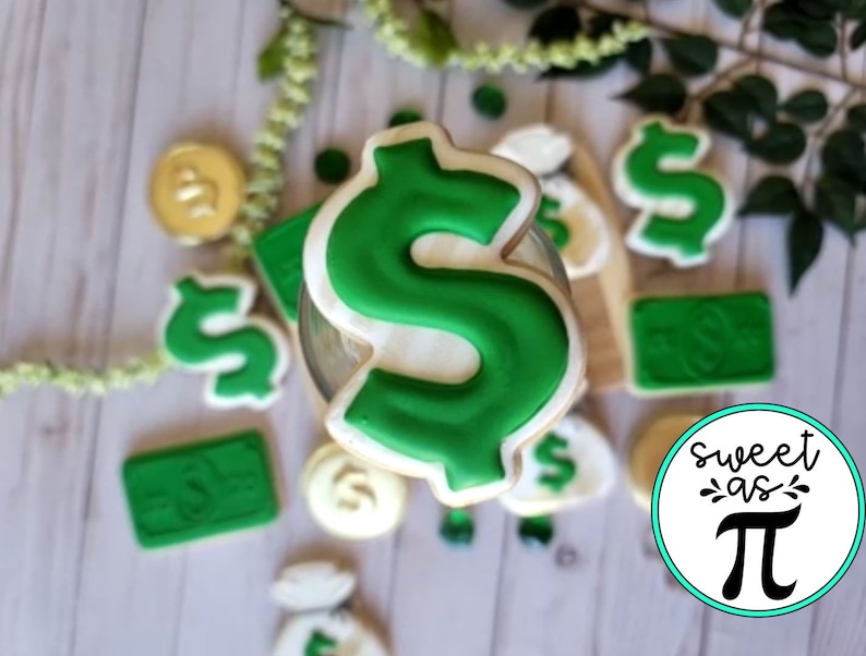 Money Theme - Money Cookie - Decorated Cookies - Etsy
