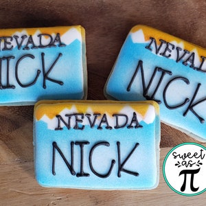 Driving Themed Birthday Sugar Cookies - Decorated Sugar Cookies - Etsy