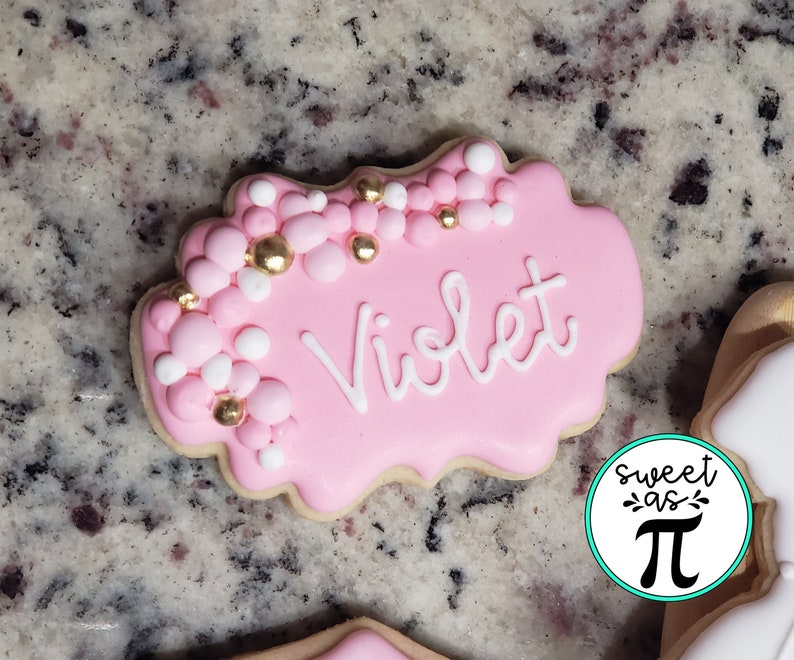 Baptism LDS Girl Decorated Cookies Sugar Cookies | Etsy