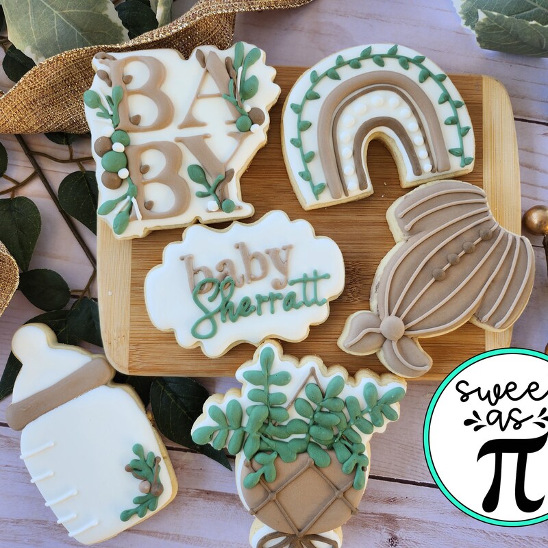 Gender Neutral Baby Shower Cookies - Etsy