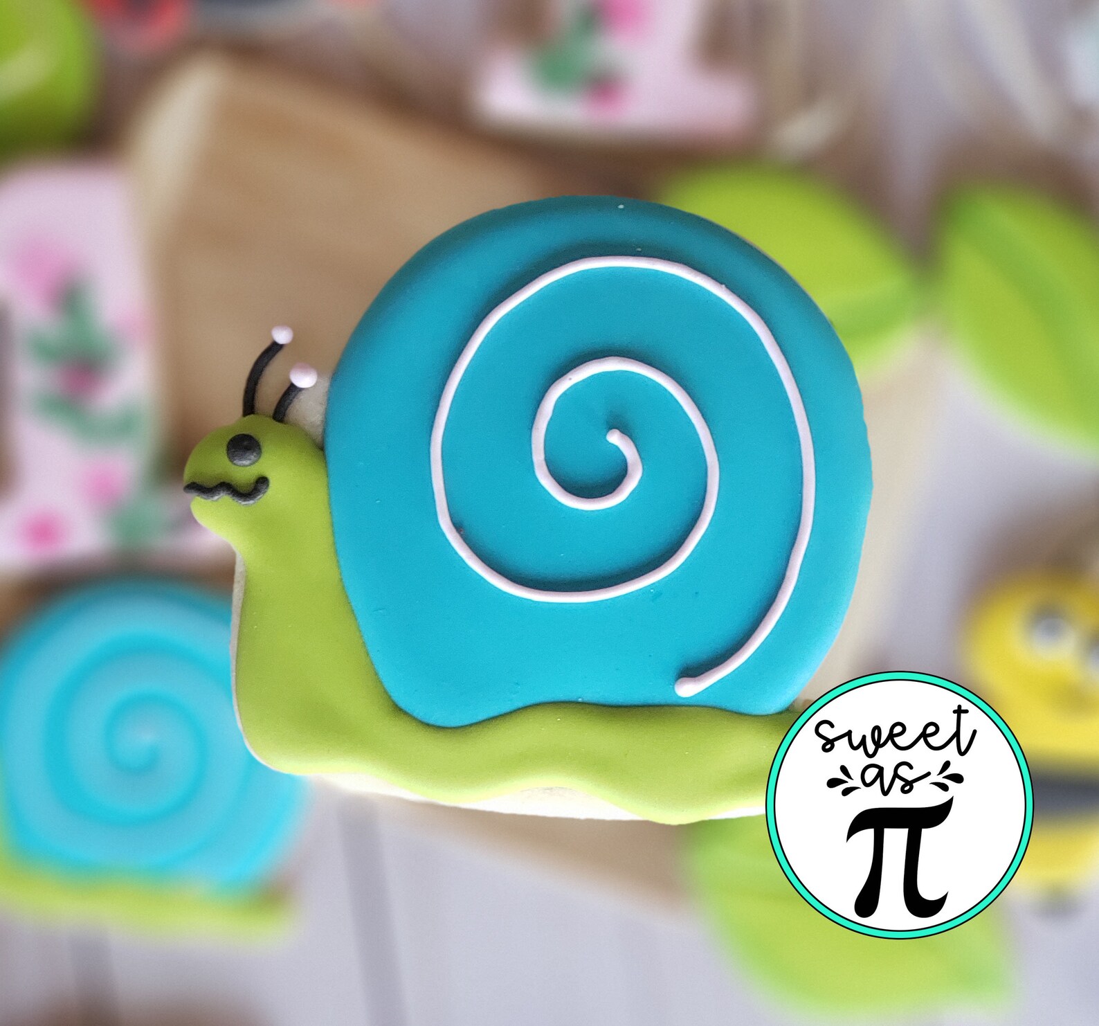 Cute Bug Garden Themed Birthday Sugar Cookies Decorated Sugar Cookies ...