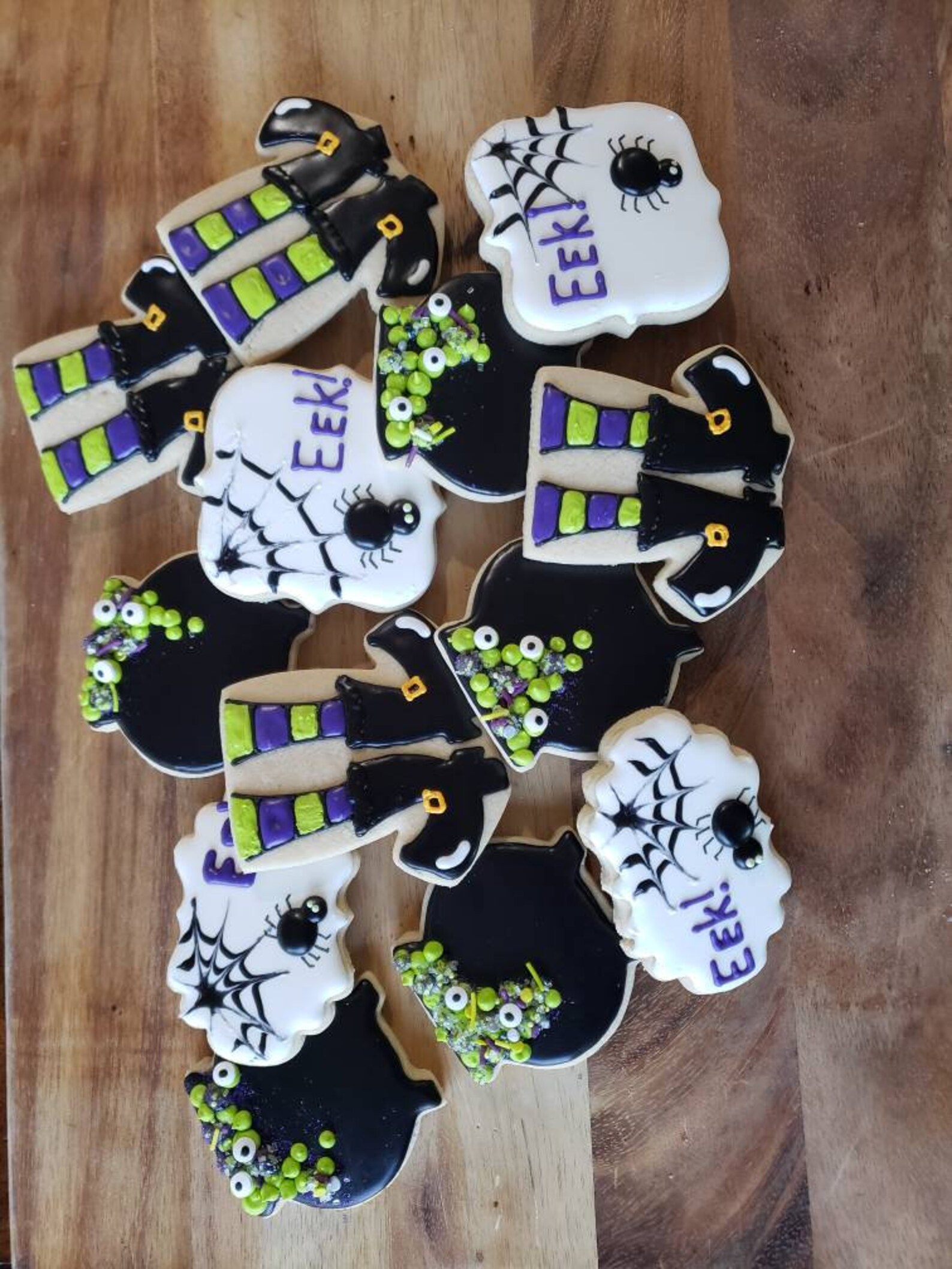 Halloween Witch Cookies Decorated Sugar Cookies - Etsy