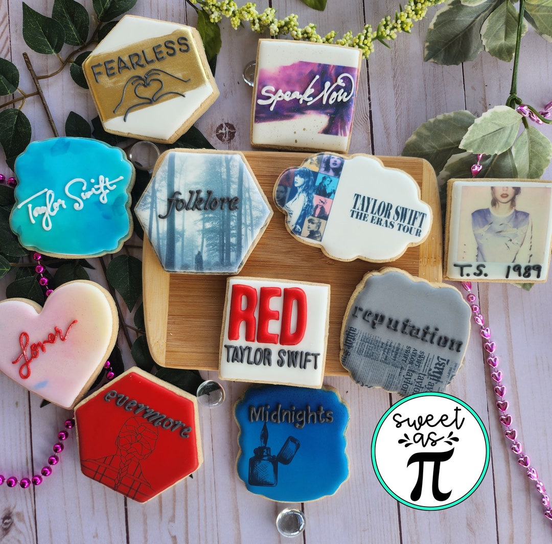 Taylor Swift Cookies - Decorated Sugar Cookies - Etsy