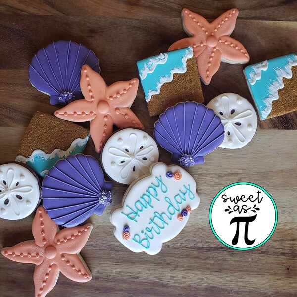 Beach Theme Cookies - Etsy