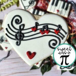 Music Lover Decorated Sugar Cookies - Etsy