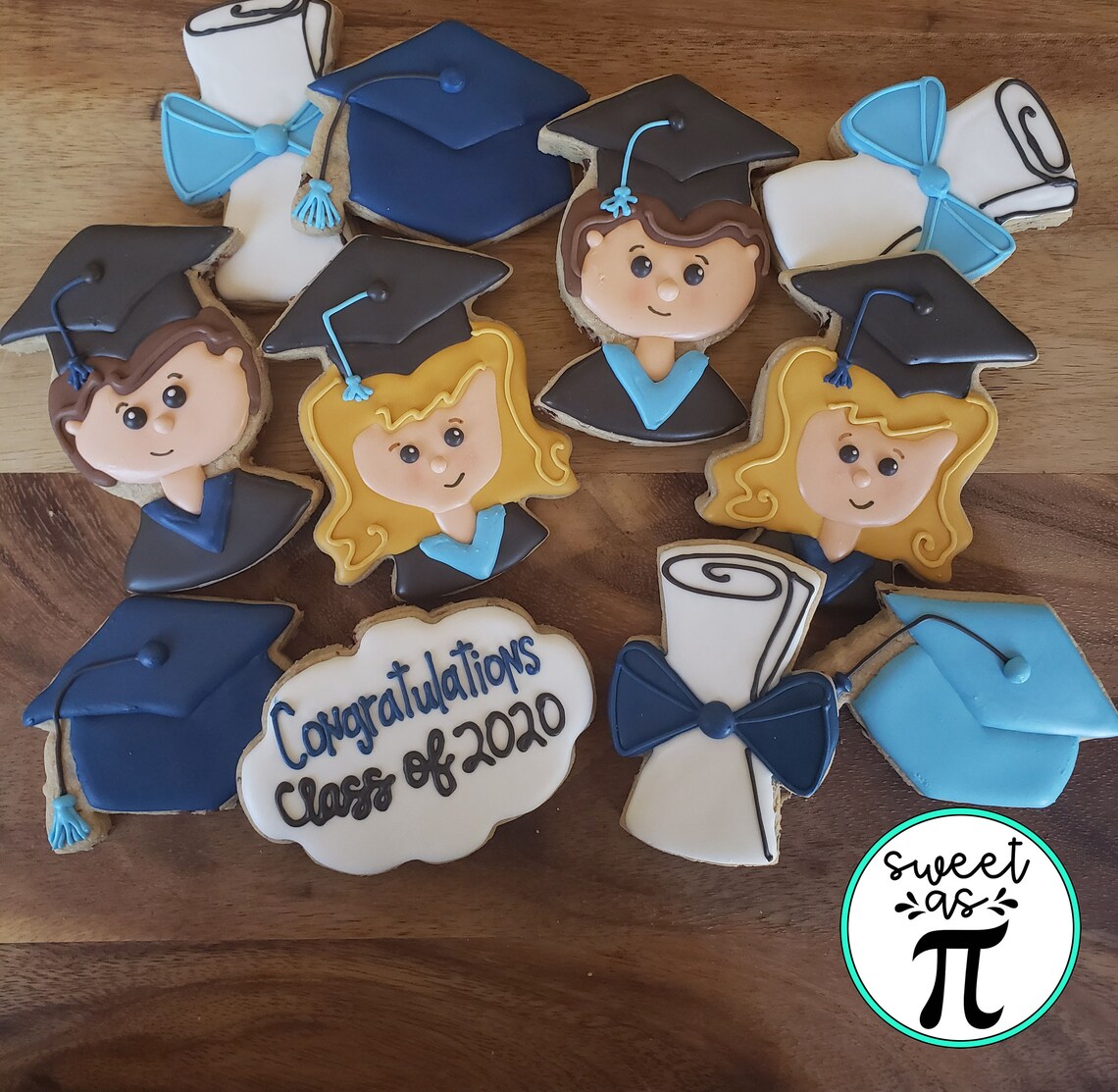 Graduation Decorated Cookies Class of 2020 Sugar Cookies | Etsy