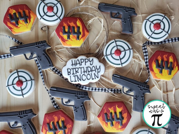 Hand Gun Sugar Cookies Perfect for Father's Day or - Etsy