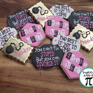 Divorce Cookies Decorated Sugar Cookies | Etsy