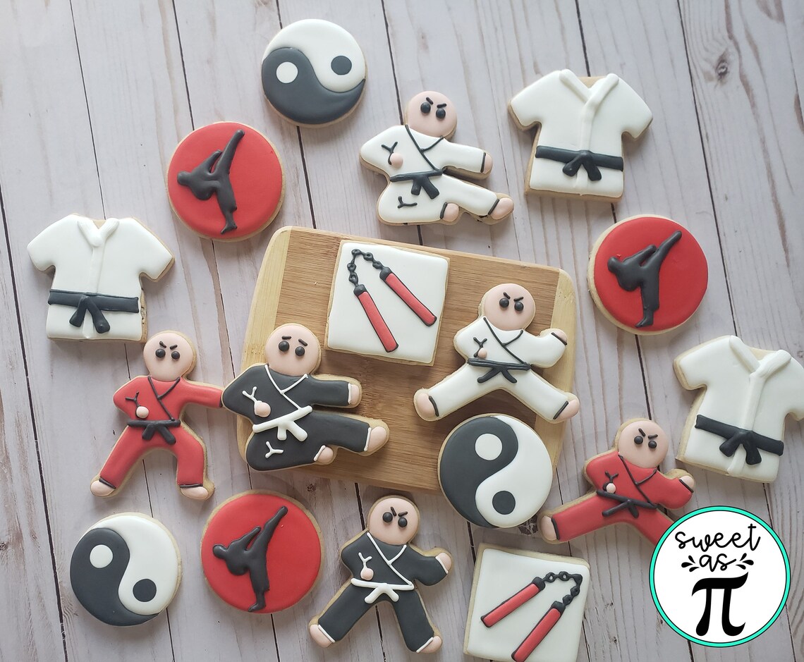 Karate Sugar Cookies Perfect for Birthday or Special Gift - Etsy