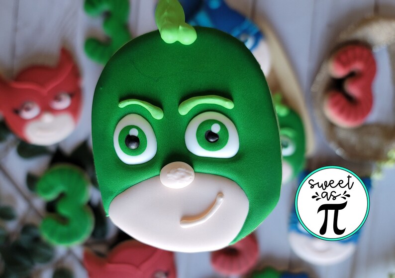 PJ Masks Themed Sugar Cookies Decorated Sugar Cookies | Etsy
