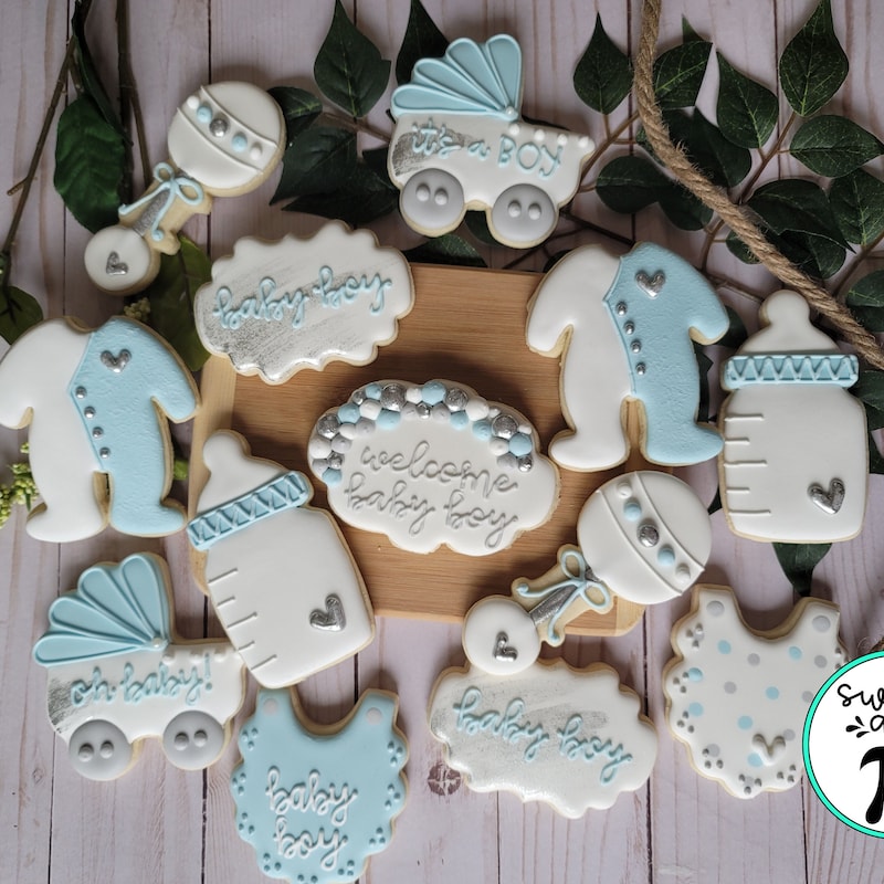 Baby Boy Cookies - Etsy