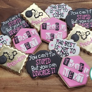 Divorce Cookies Decorated Sugar Cookies - Etsy