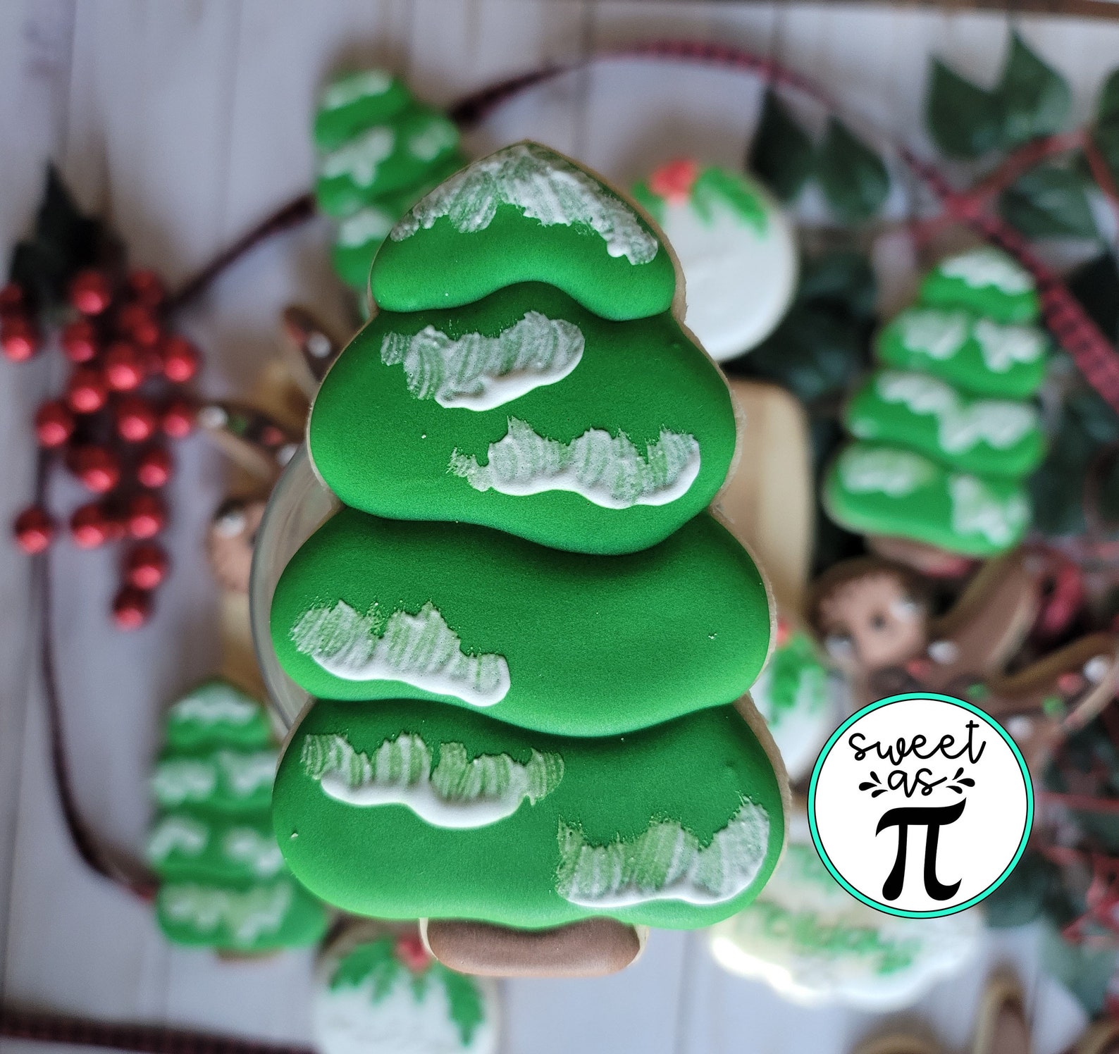 Sloth Christmas Cookies Decorated Sugar Cookies - Etsy