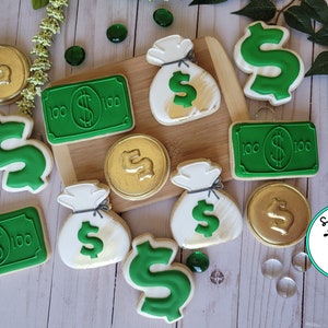 Money Theme - Money Cookie - Decorated Cookies - Etsy