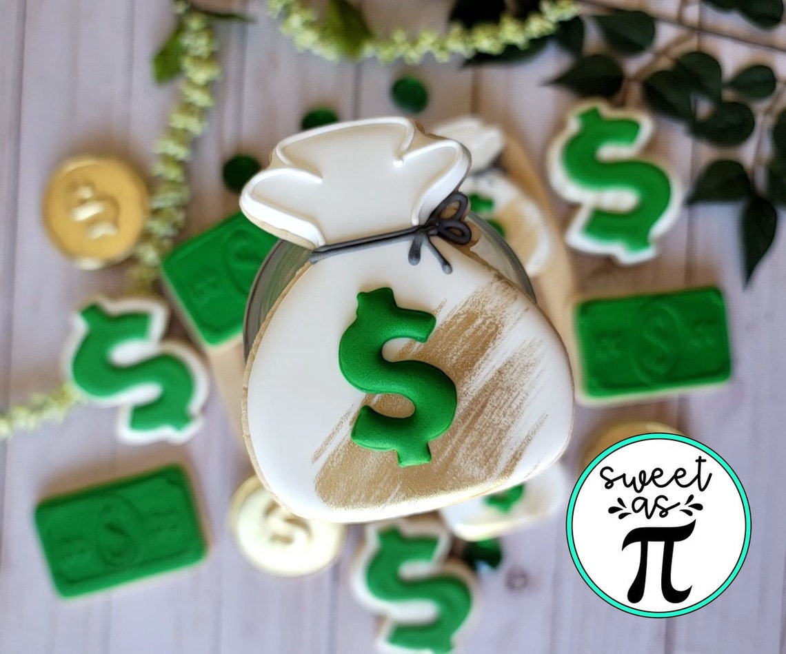 Money Theme - Money Cookie - Decorated Cookies - Etsy