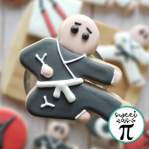 Karate Sugar Cookies - Perfect for Birthday or Special Gift - Etsy