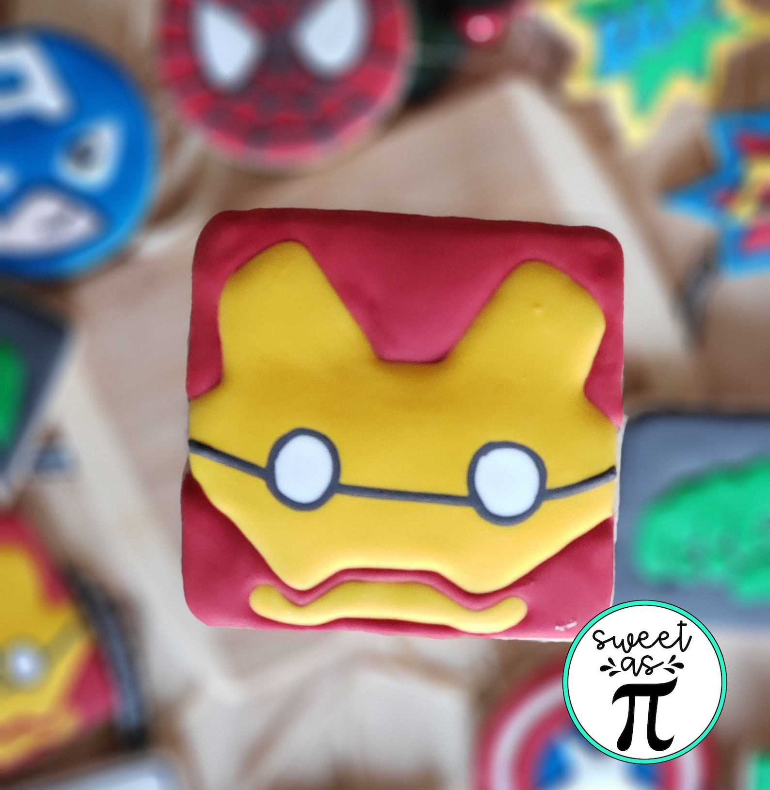 Superhero Themed Birthday Sugar Cookies Decorated Sugar | Etsy
