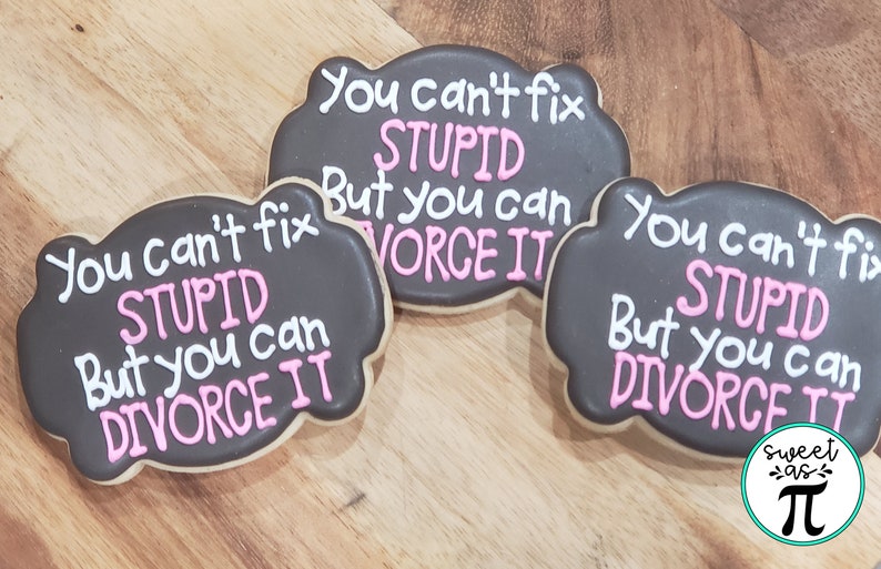 Divorce Cookies Decorated Sugar Cookies - Etsy