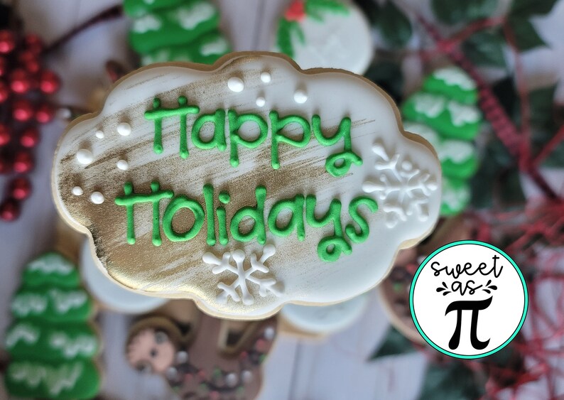 Sloth Christmas Cookies Decorated Sugar Cookies - Etsy