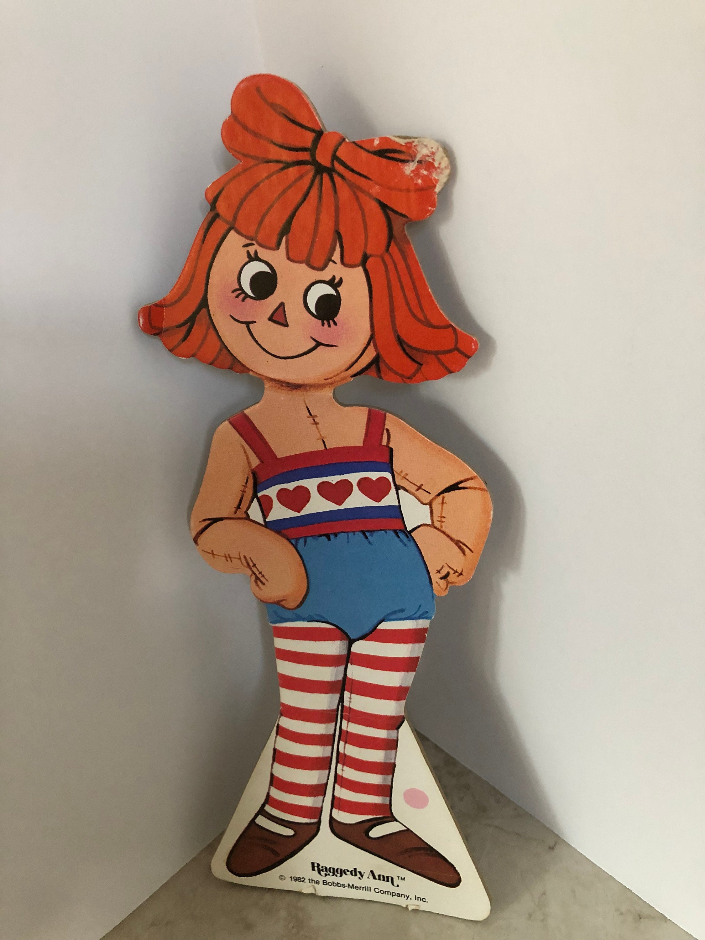 Vintage Raggedy Ann and Andy Paper Dolls | Etsy