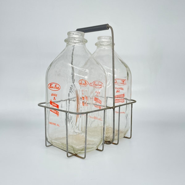 Milk Bottle Carrier - Etsy