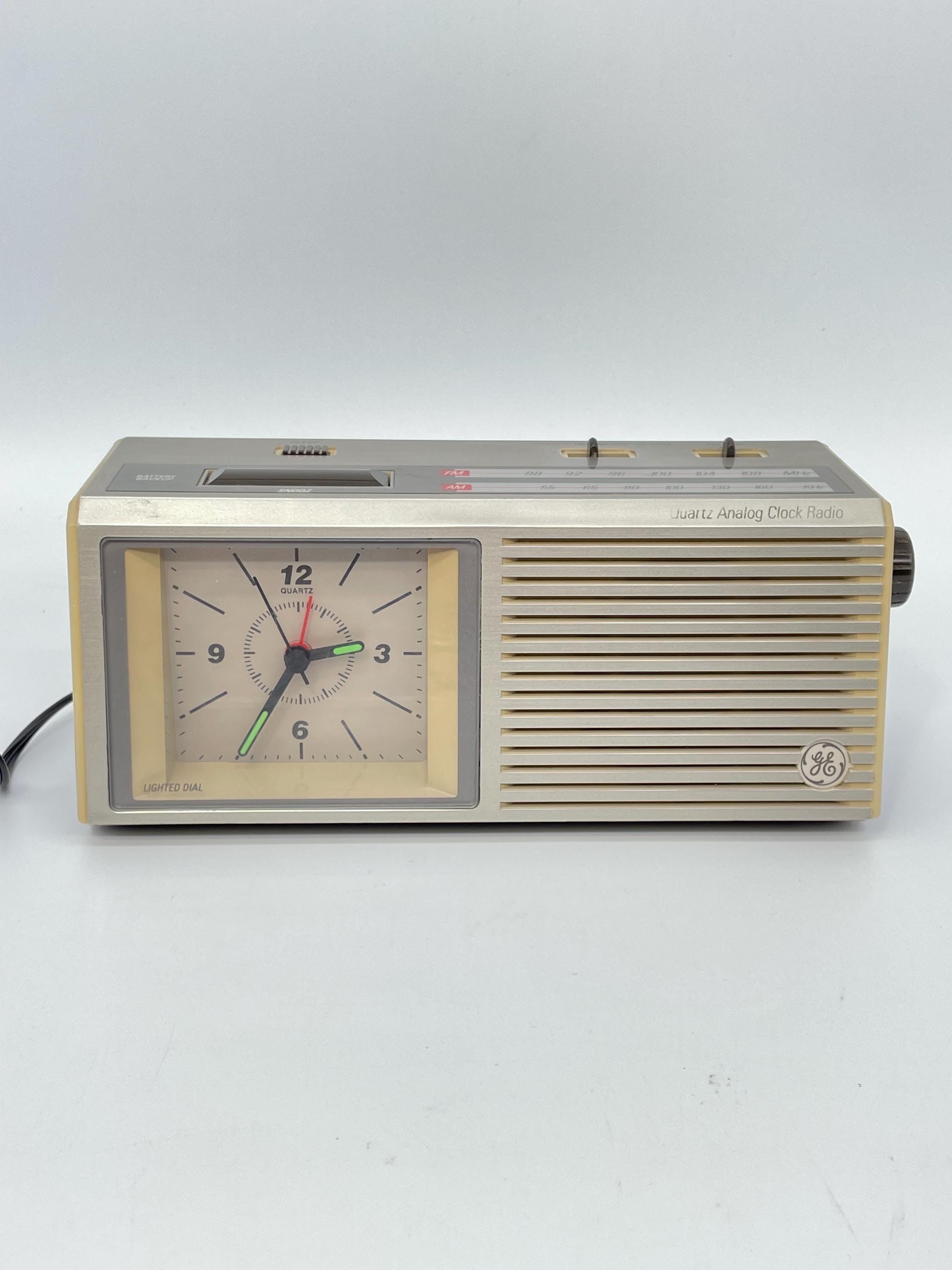 Vintage GE Alarm Clock Radio - Etsy