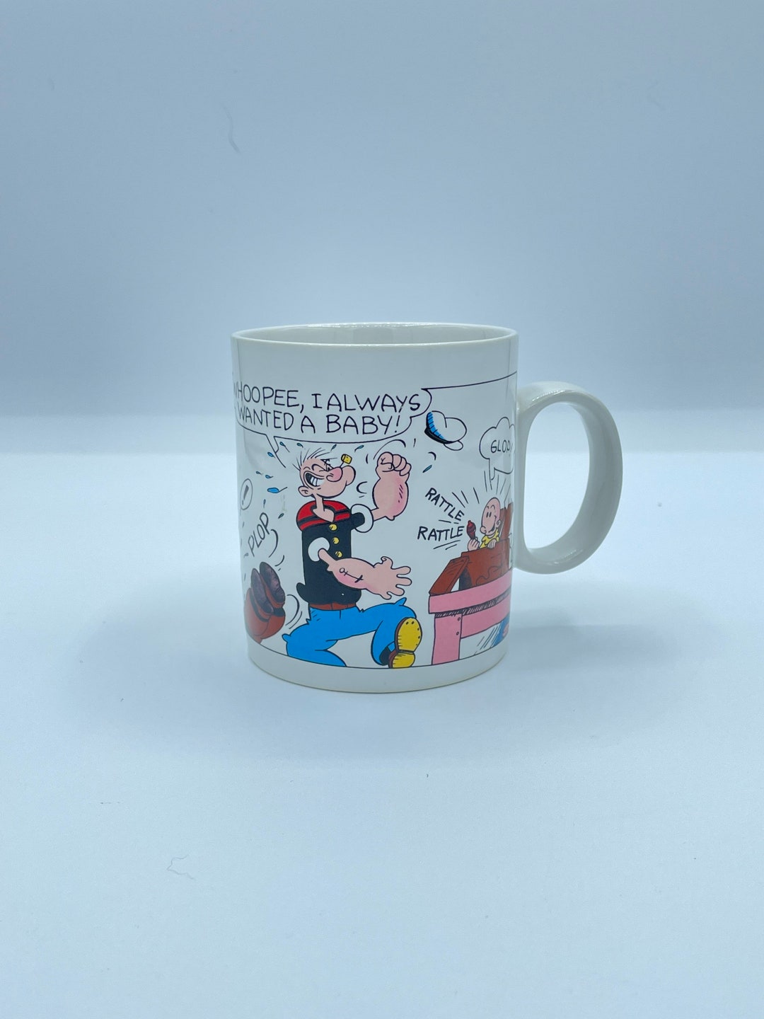 Vintage Popeye Mug - Etsy
