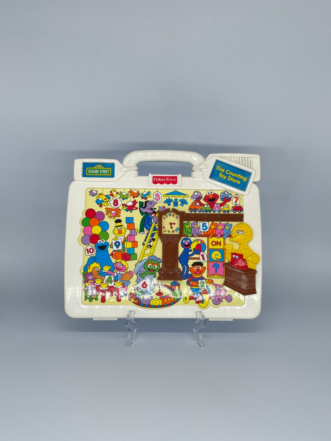 Vintage Sesame Street Counting Toy Store Fisher Price Jim Henson - Etsy