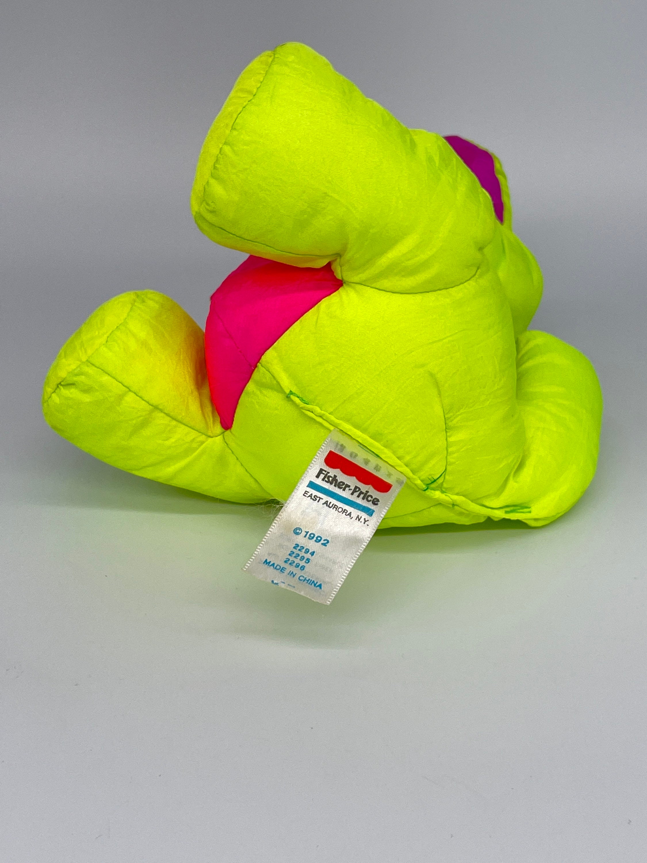 Puffalump Baby Dino Roar T Rex Vintage Fisher Price Plush | Etsy