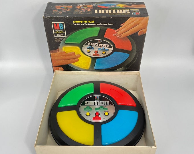 Vintage Simon Game Complete in Box - Etsy