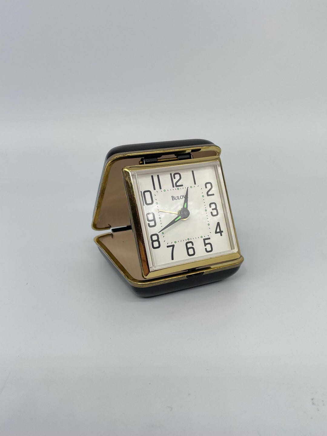 Vintage Bulova Travel Alarm Clock - Etsy