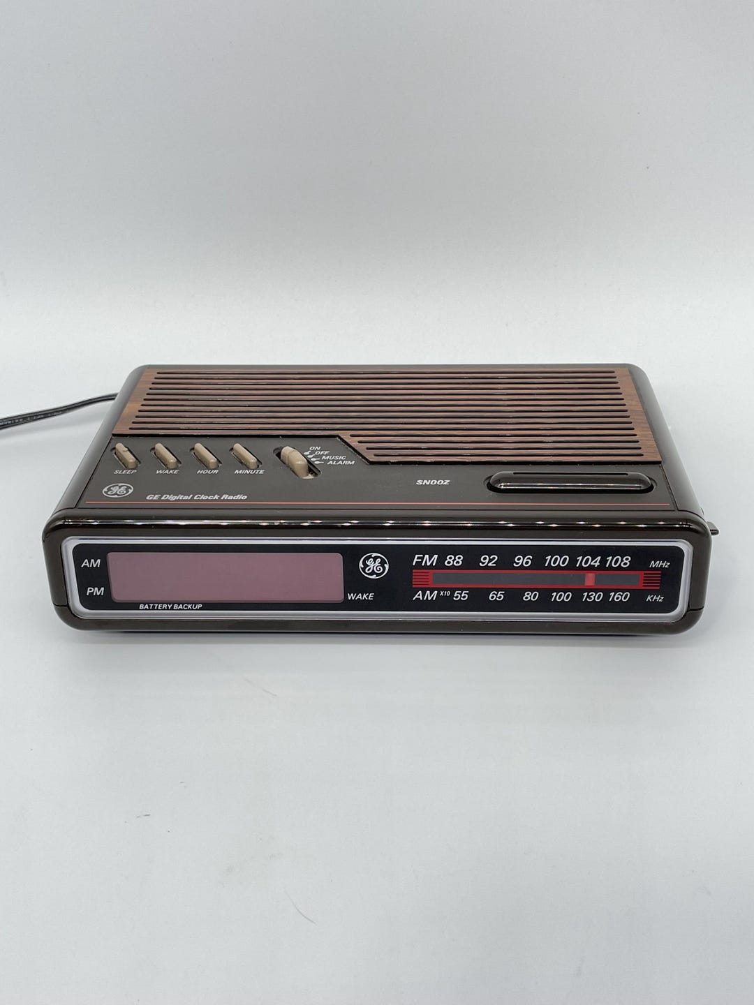 Vintage GE Digital Clock Radio - Etsy