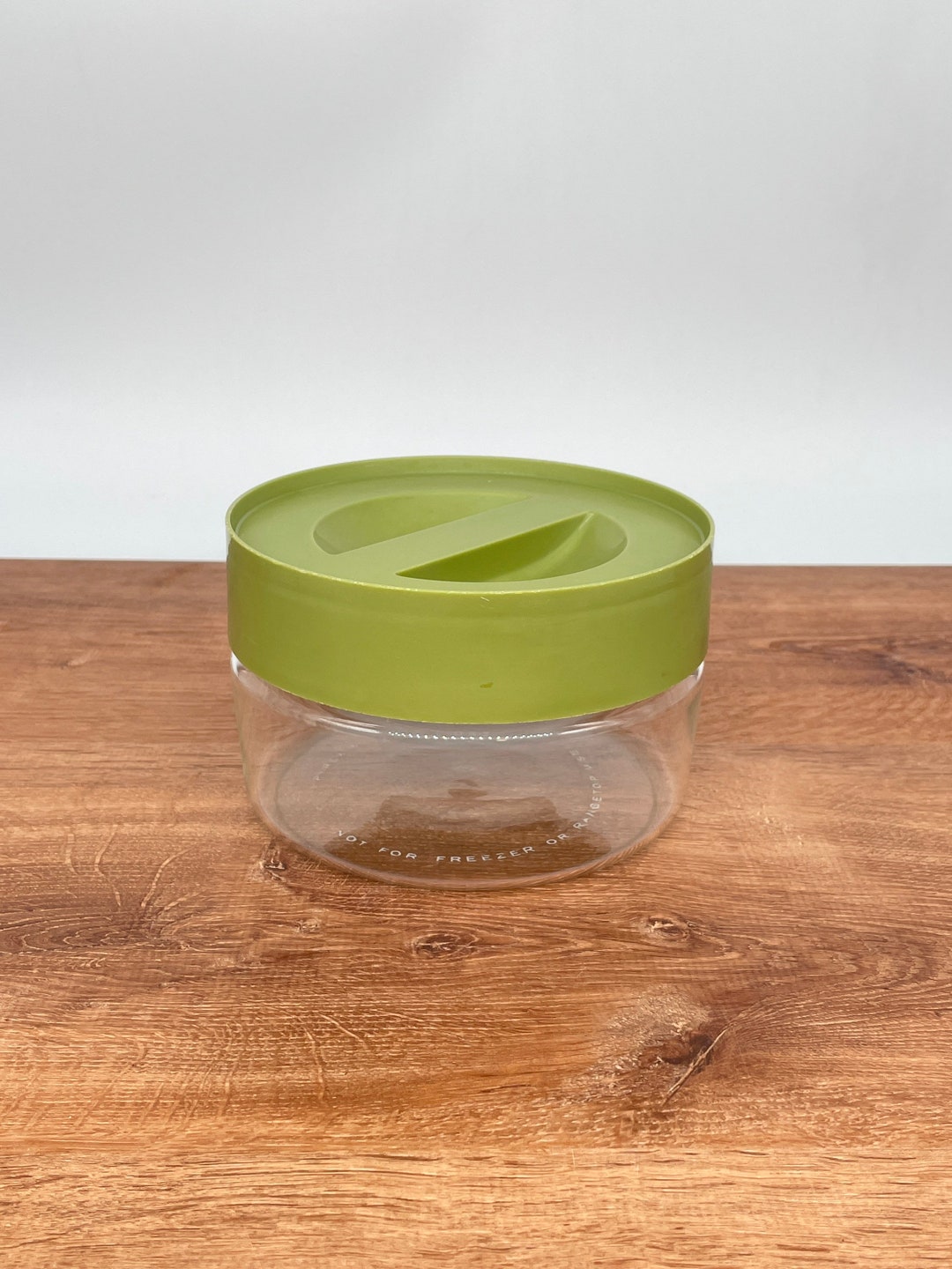 Vintage Pyrex Glass Jar With Screw Lid Avocado Green Storage Container ...