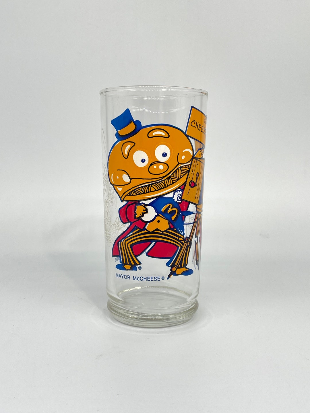 Vintage 1977 Mcdonald's Collector's Glass - Mayor Mc Cheese Say ...