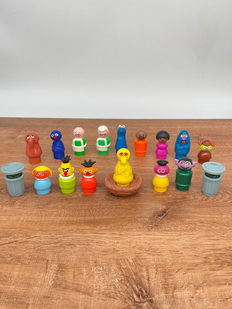 Complete Set Vintage Fisher Price Sesame Street Figures - Etsy