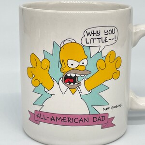 The Simpsons Mug Homer Simpson Vintage Coffee Mug One of the - Etsy
