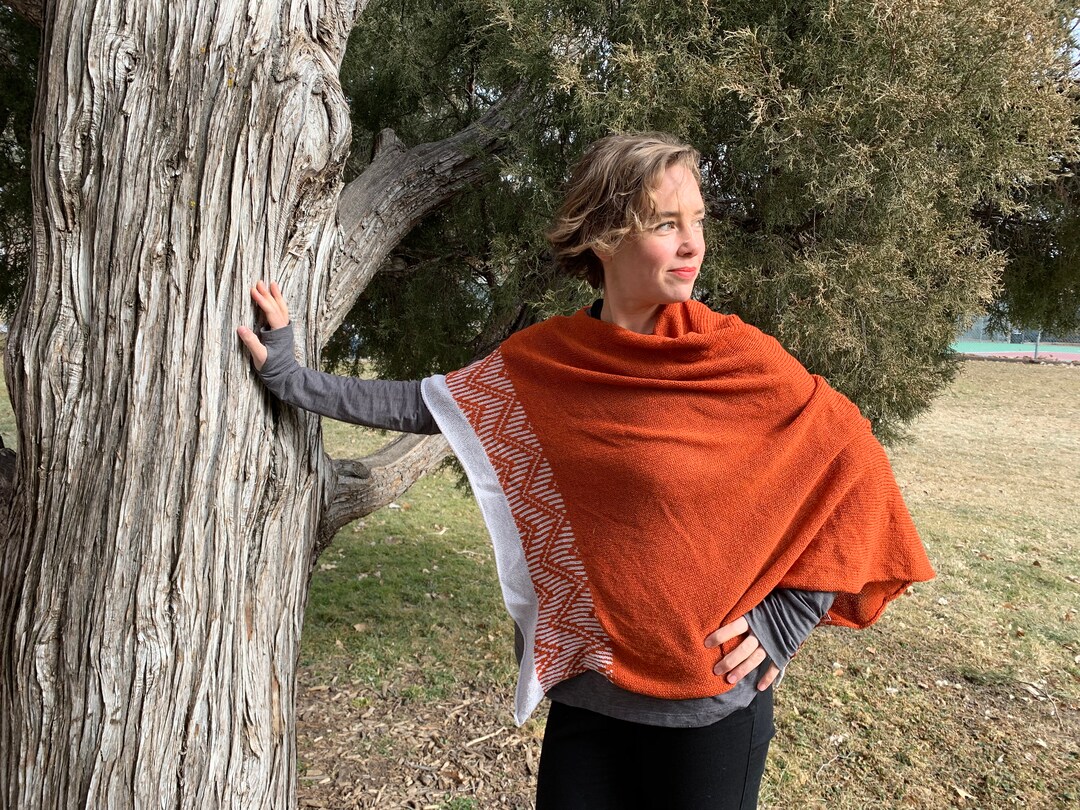 Park Poncho in Rust - Etsy