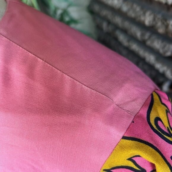 Baba Kea Honolulu Vintage 60s Hawaiian Pink Psychedelic Bell Sleeve ...